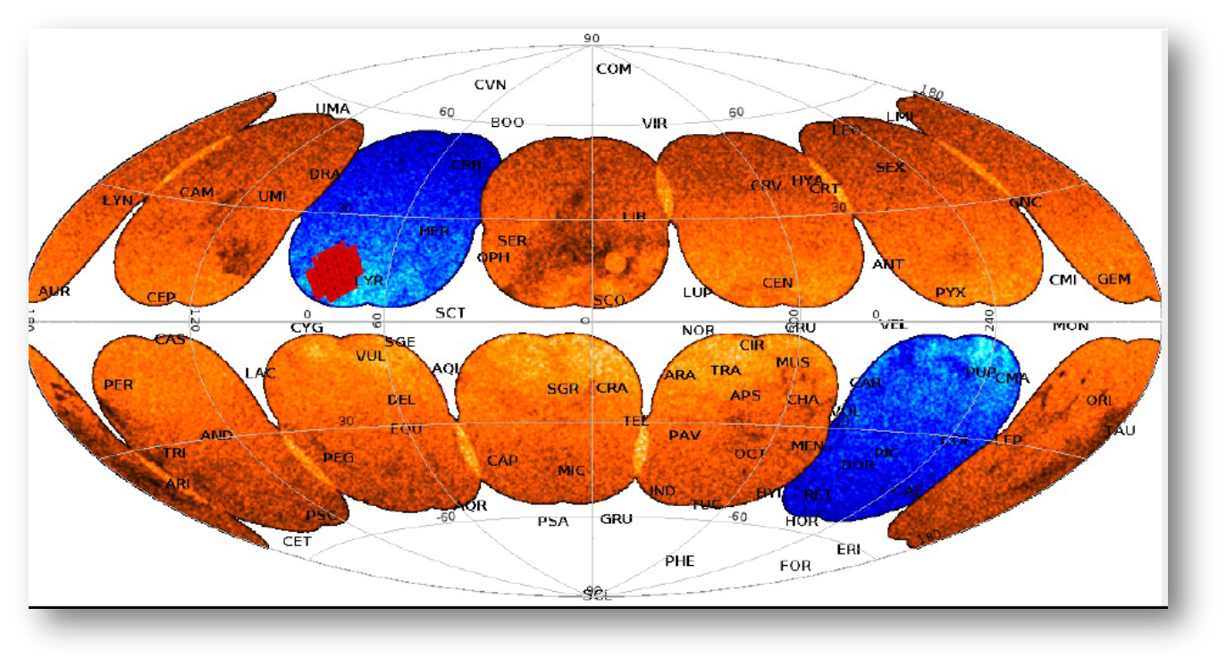 The PLATO sky